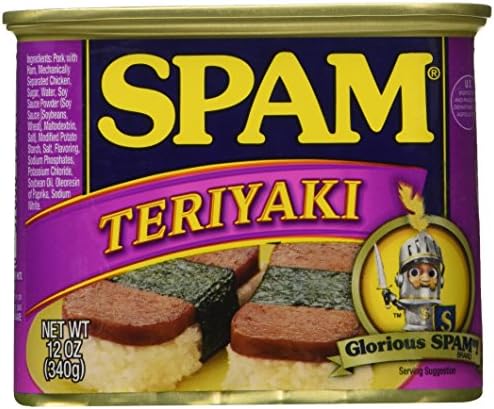 Amazon.com: Spam, Teriyaki saborizado, lata de 12 onzas (paquete de 6 ...
