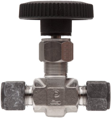 Parker 316 Stainless Steel Inline Process Needle Valve with PTFE Stem ...