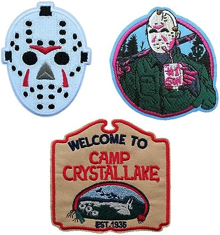 Amazon.com: KLORIZ 3 PCS Horror Movie Patch Killer Embroidered Iron on ...