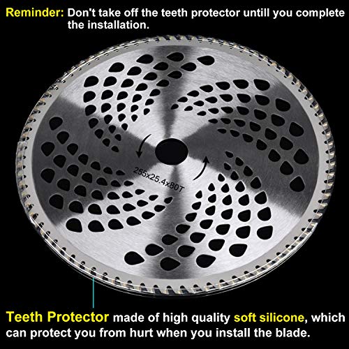 Snapklik.com : Jolaxy 10 80T Carbide Tip Blade (2 Pack), Metal Blades