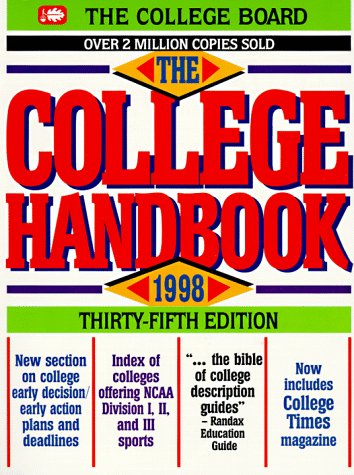 The College Handbook 1998 (35th ed): 9780874475616: Amazon.com: Books