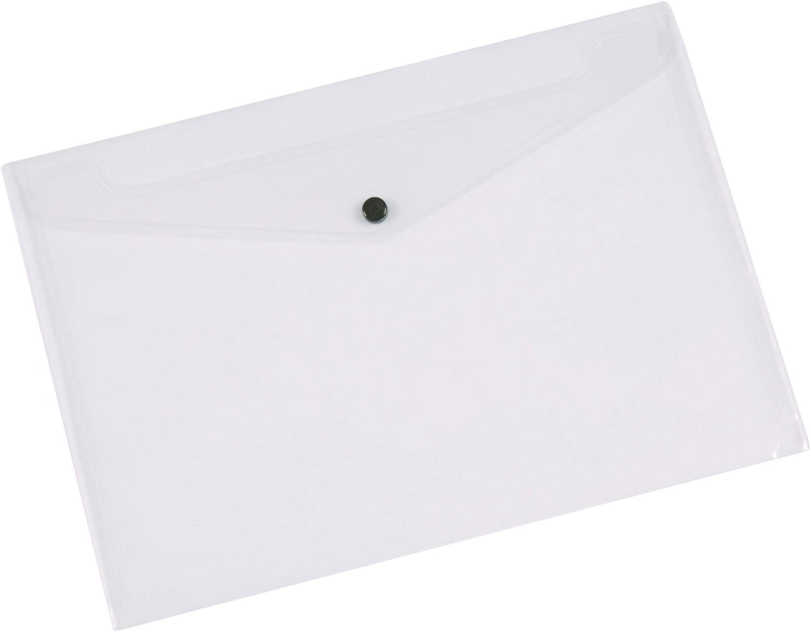 Q-Connect Polypropylene Document Folder A5 Clear (Pack of 12) KF02470 ...