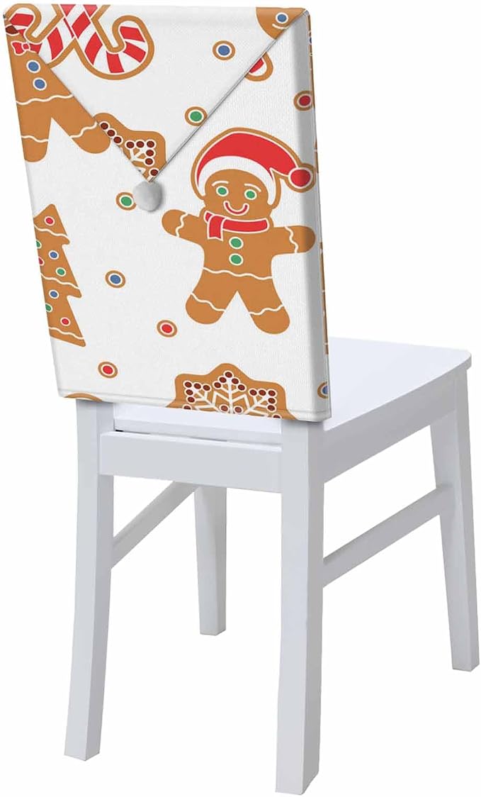 Amazon.com: Savannan Christmas Dining Room Chair Back Covers, Christmas ...