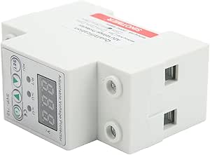 Amazon.com: Adjustable Over Under Voltage Protector Reset Auto Delay ...