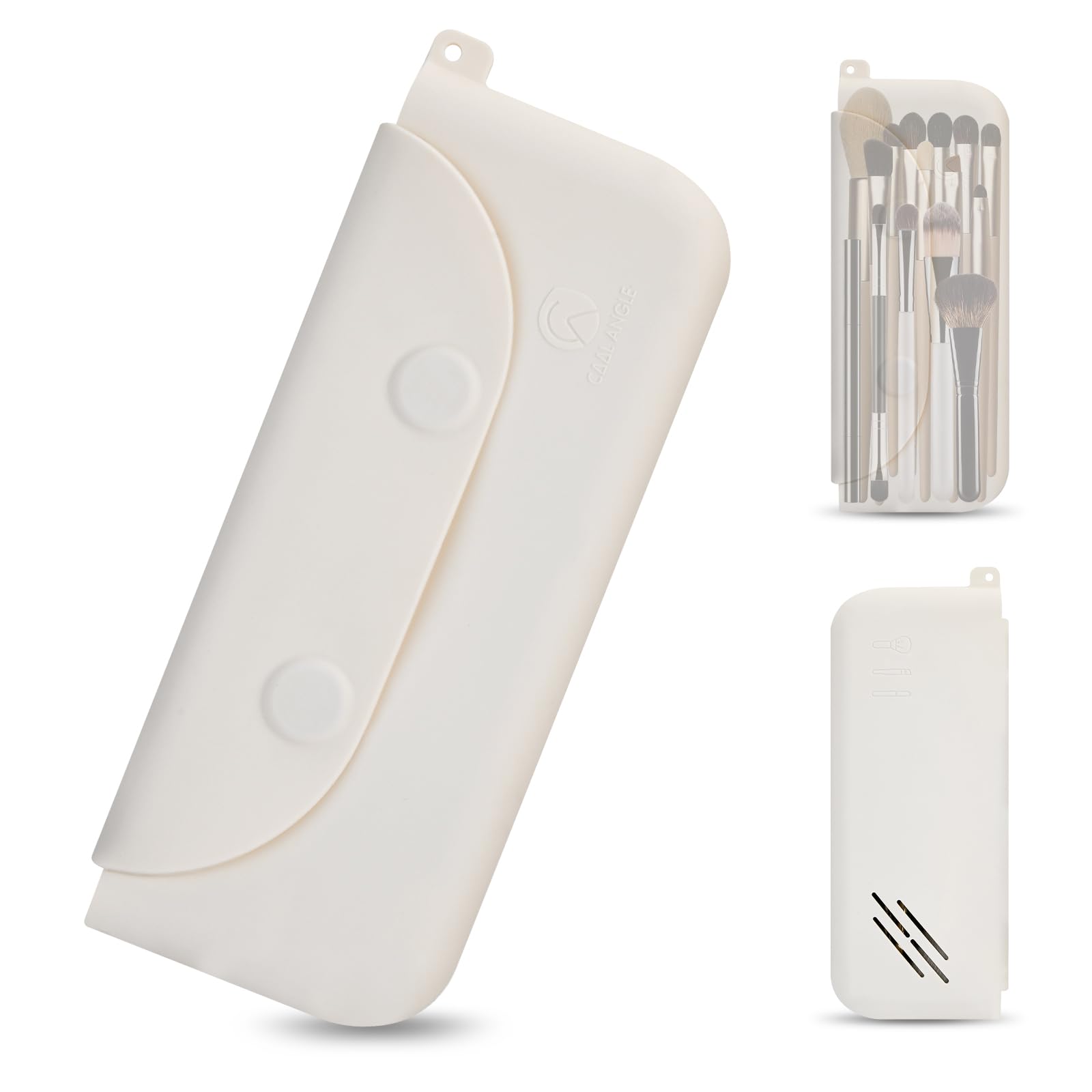 Amazon.com: COOL-ANGLE Silicone Makeup Brush Holder Large Travel Makeup ...