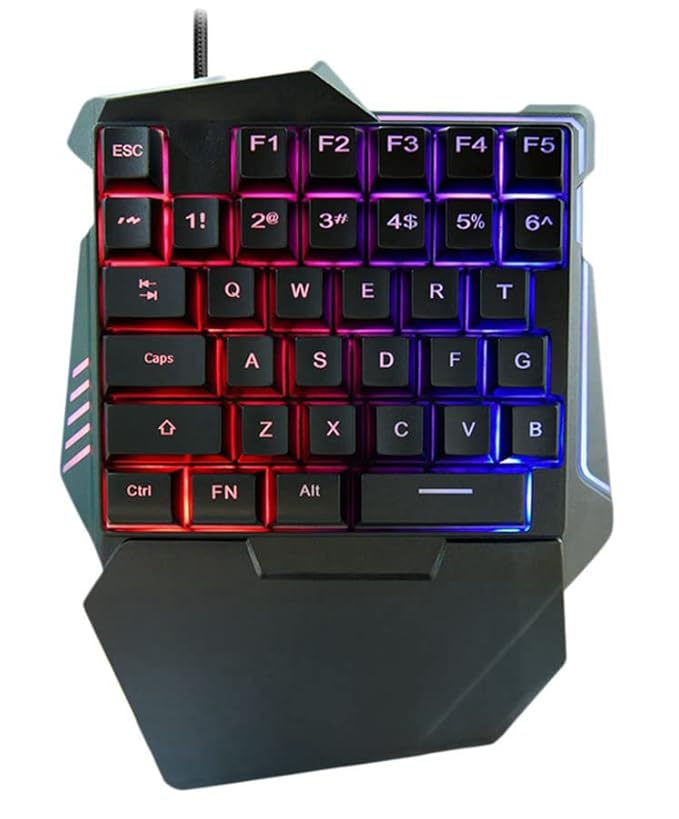 Amazon.in: Buy Microware G7 35 Keys One-Handed Gaming Membrane Keyboard ...
