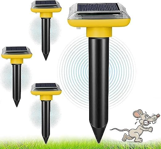 Amazon.com: Mole Repellent, Solar Powered Repeller, Gopher Repellent ...