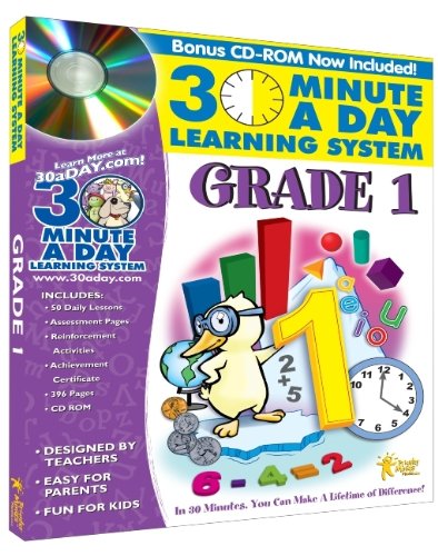 30 Minute a Day Learning System: Grade 1: Brighter Minds Media ...