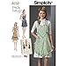Amazon.com: Simplicity 8232 Vintage Apron Sewing Pattern, 3 Styles ...