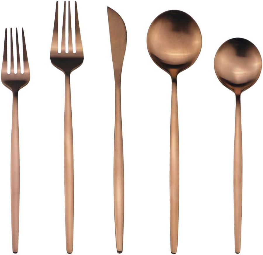 Amazon.com: Uniturcky 30 Pieces Titanium Rose Plated 304 Stainless ...