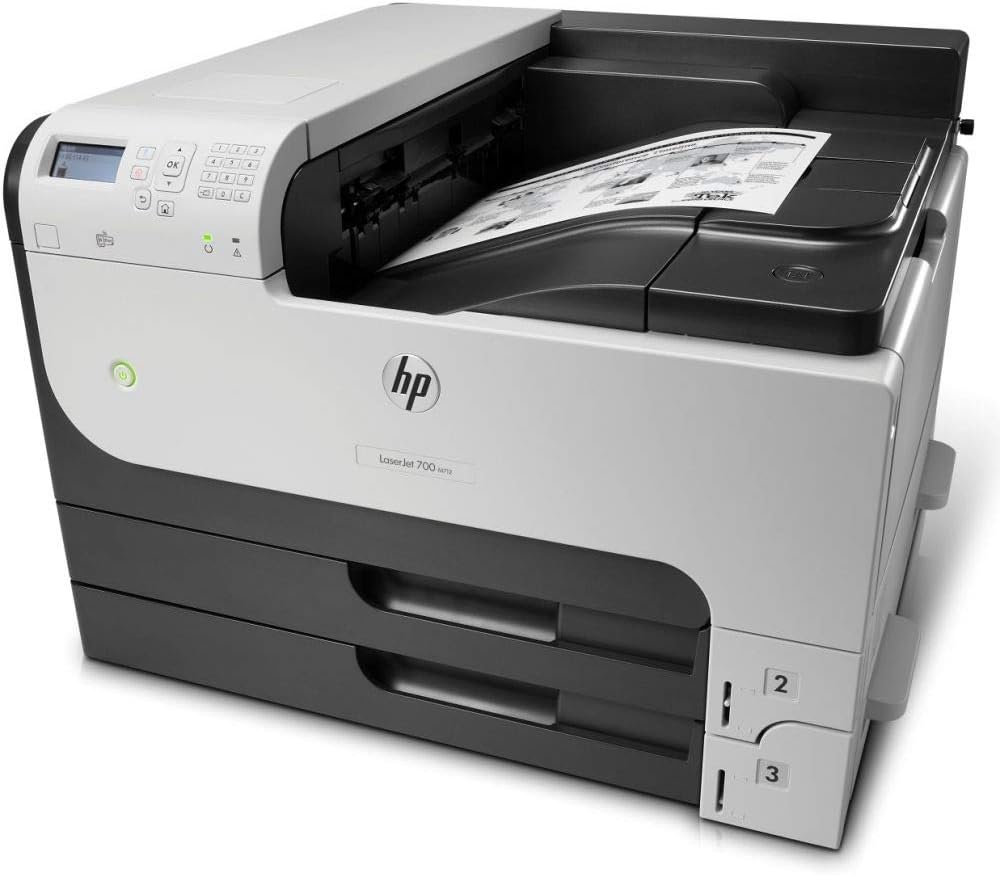 HP Laserjet Enterprise M712dn A3 SW-Laserdrucker schwarz/weiß: Amazon ...