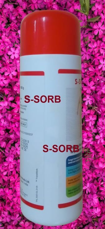 S-SORB Cool Classic Prickly Heat Talcum Powder, Pack Of 100Gm : Amazon ...