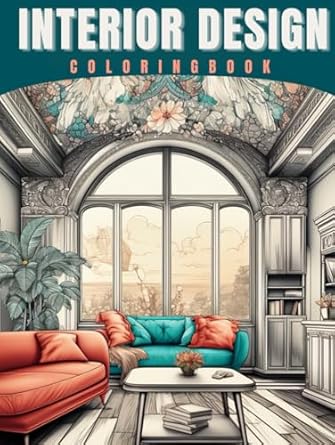 Amazon.com: Interior design coloring book: 9798867716943: Wolftie: Books