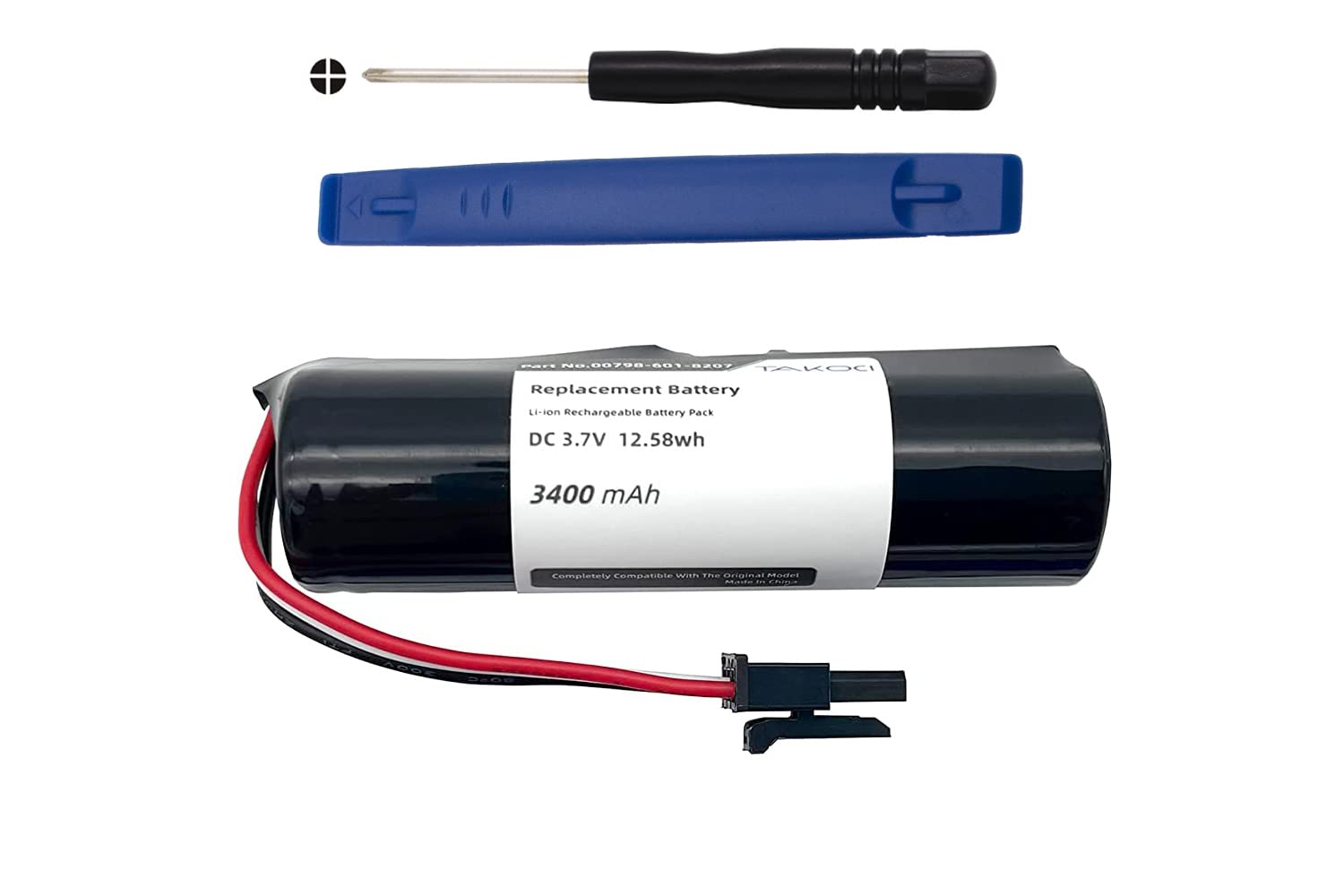 TAKOCI 3400mAh Replacement Battery for logitech UE Boom 2,UE Boom 3, UE ...