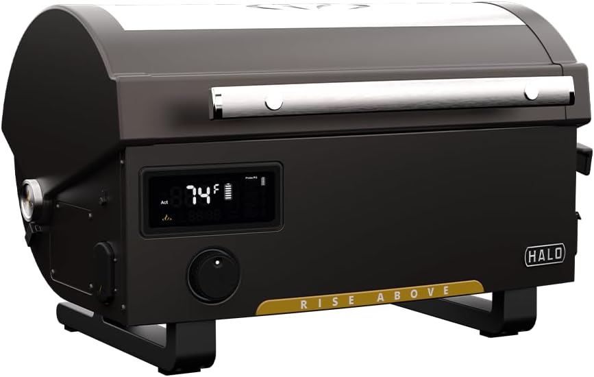 Amazon.com : HALO Prime300 Countertop Pellet Grill | Up to 500°F ...