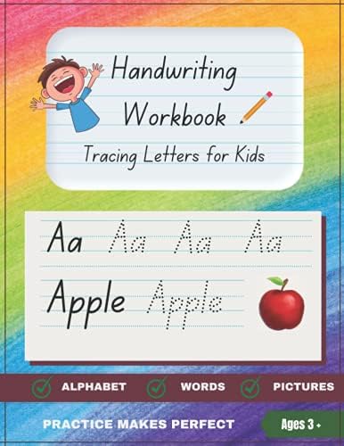 Handwriting Workbook for Children: Tracing Letters of the Alphabet to ...
