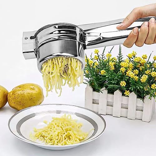 Bakiauli Potato Ricer Masher, Mashed Potato Press Stainless Steel with ...
