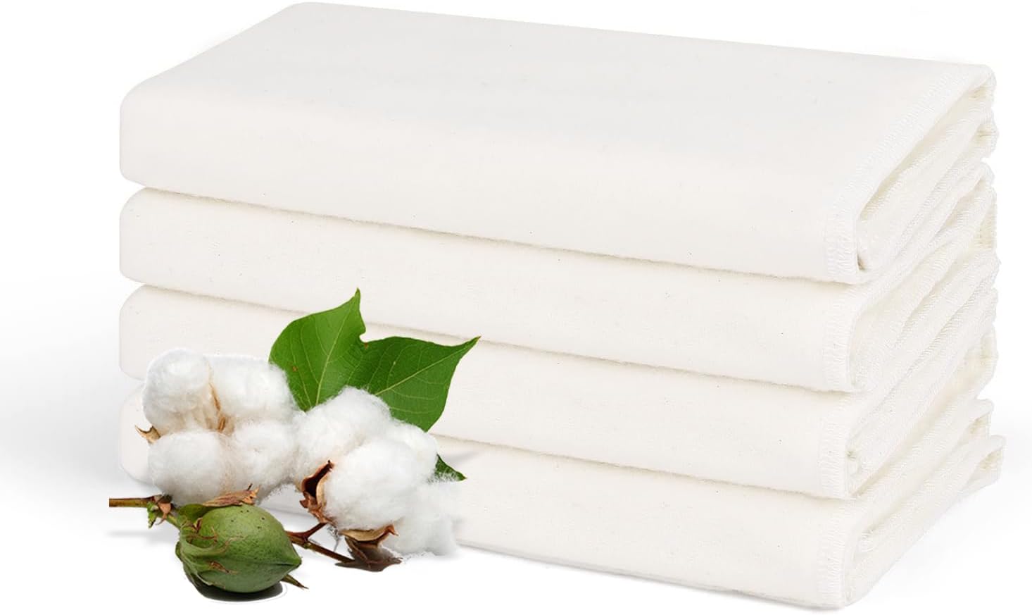 Amazon.com: Timgle 45 Pcs Cotton Flannel for Castor Oil Pack Reusable ...