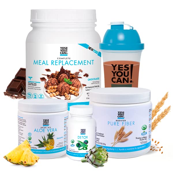 Amazon.com: Yes You Can! Detox Plus Kit, Daily Cleanse Pure Fiber Meal ...