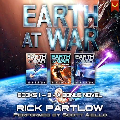 Amazon.com: Earth at War, Books 1-3 (Audible Audio Edition): Rick Partlow, Scott Aiello, Aethon ...