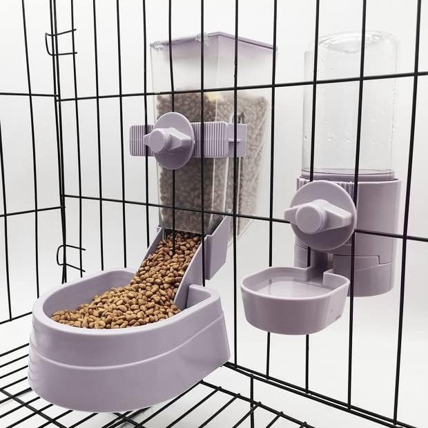 Amazon.com : BNOSDM Rabbit Automatic Food Feeder and Water Dispenser ...
