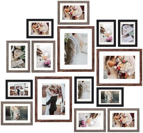 Amazon.com - Picture Frames Set of 10, Photo Frame Set with 4×6 5x7 ...