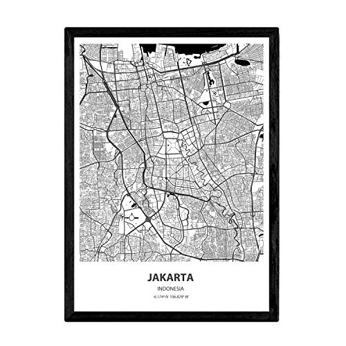 Indonesia Mapa de Continente | Fica.pt