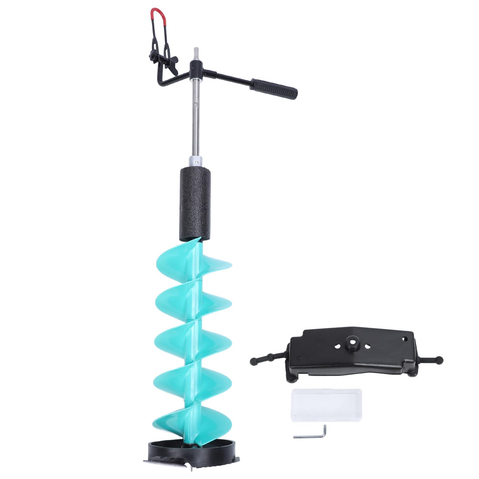 Ice Fishing Auger, 8 Inch Electric Power Ice Fishing Auger with Storage ...