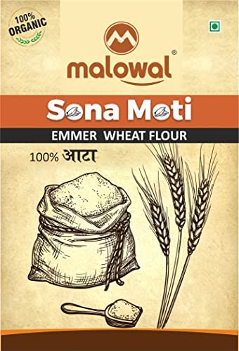 Malowal® Sona Moti Wheat Flour/Whole Wheat Flour/Stone Milled/Chakki ...