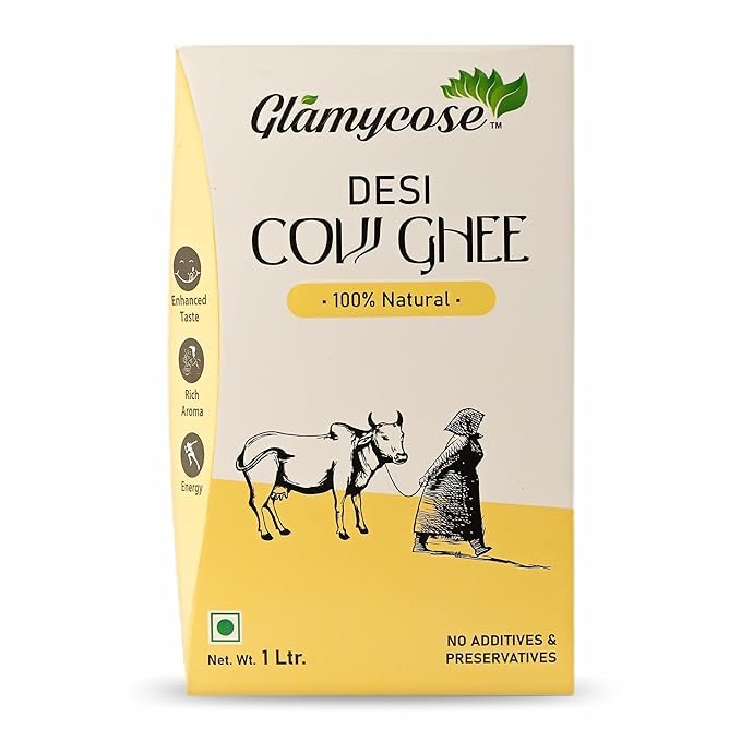 Glamycose Cow ghee 1 Litre, Desi ghee, Desi cow ghee, Everyday Ghee ...