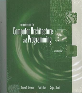Introduction to Computer Architecture and Programming: unknown author ...