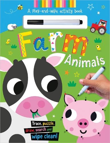 Wipe-Clean Farm Animals: Amazon.co.uk: Nye, Craig, Barker, Scott ...
