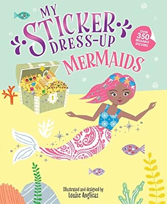 Amazon.com: My Sticker Dress-Up: Mermaids: Reusable Sticker Activity ...