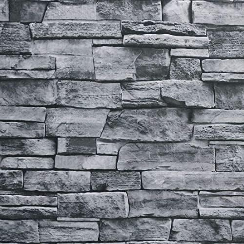 Brick Stone Contact Paper Peel and Stick Self-Adhesive Wallpaper Faux ...