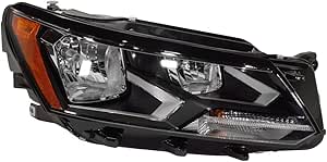 Amazon.com: For Volkswagen Passat 2016 2017 2018 2019 Headlight ...