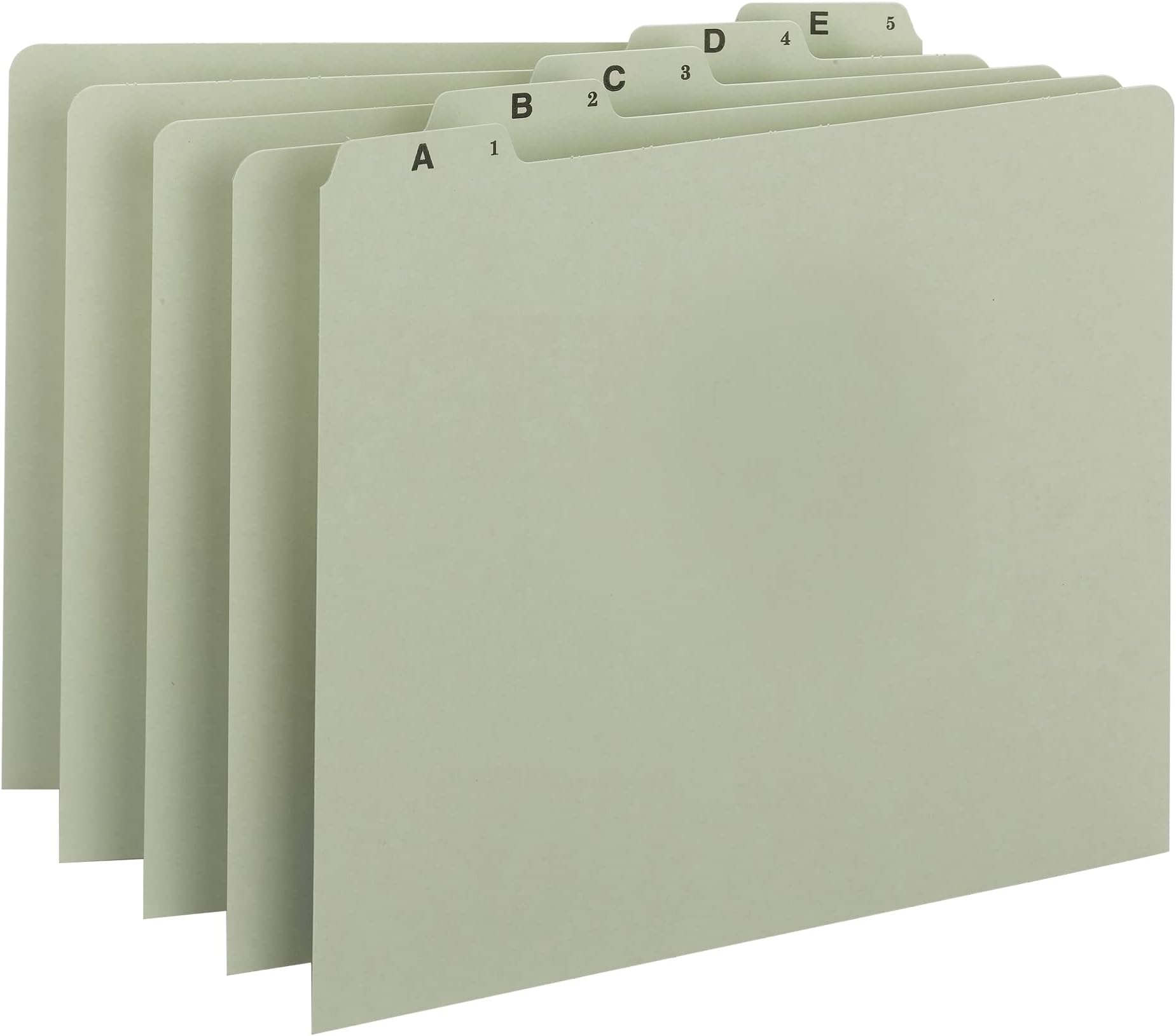 Amazon.com : Smead Heavyweight Guides, 1/5-Cut Tab (A-Z), Legal Size ...