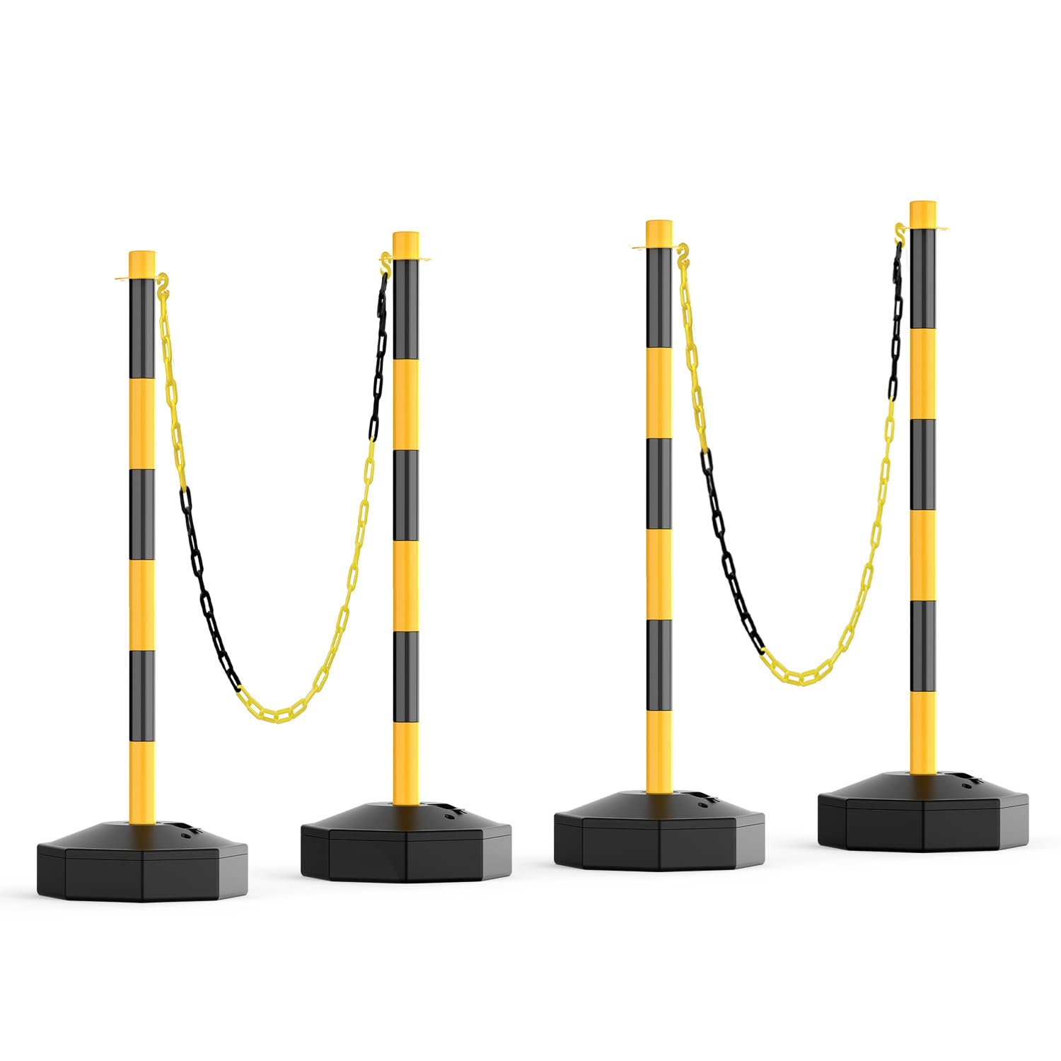 Snapklik.com : HiGiant 4 Pack Portable Delineator Post Cones