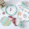 Amazon.com: Winoo Design Easter Plates and Napkins Disposable - Serves ...