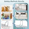 Amazon.com: Bathtub Rails for Seniors Shower Grab Bars Clamp on Tub Rail Bath Tub Handles Heavy ...