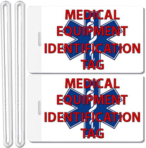 2x Medical Equipment Identification Luggage Tags TSA Carry-On CPAP ...