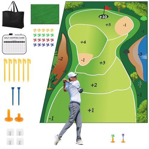 LANGDOVO Golf Chipping Game 6x4 Ft Battle Royale Golf Game Indoor ...