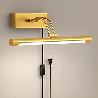 Axmvez Plug in Picture Lights for Wall LED Art Light with On/Off Switch ...