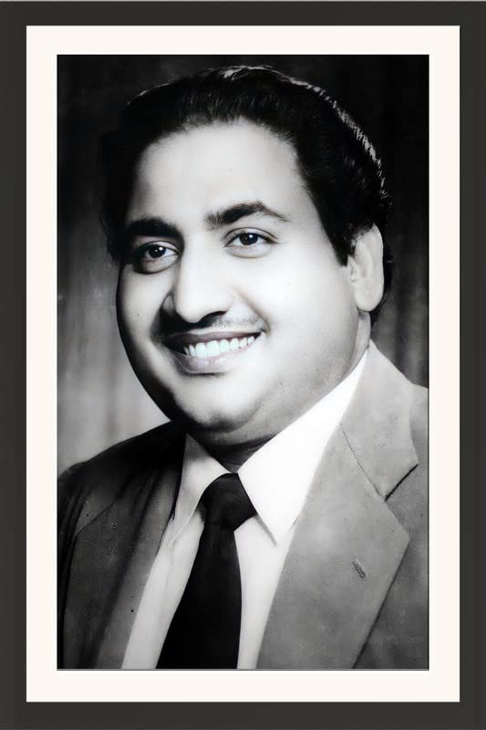 Wall Frame Mohammed Rafi Singer Wall Hanging Framed Photo Without Glass ...