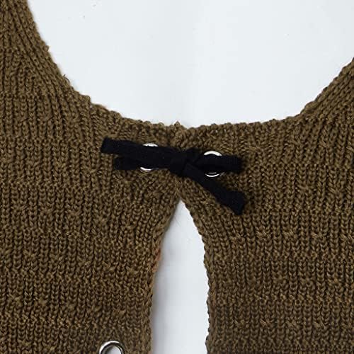 Amazon.com: Willyacos Green Ogre Costume Knitted Cardigan Sweater Vest ...