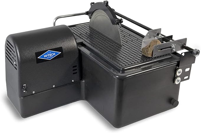 Hi-Tech Diamond 10" Lapidary Equipment Slab Saw - Rock, Stone, Glass ...