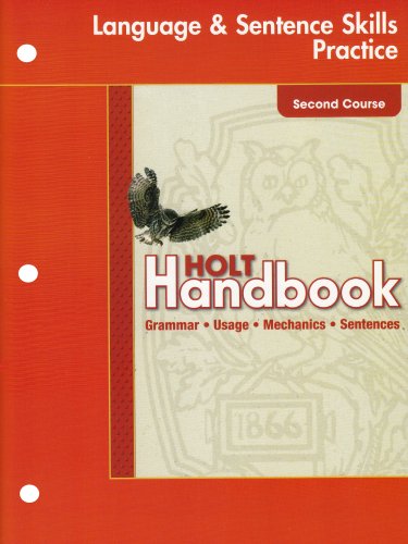Elements of Language: Language and Sentence Skills Practice Second ...