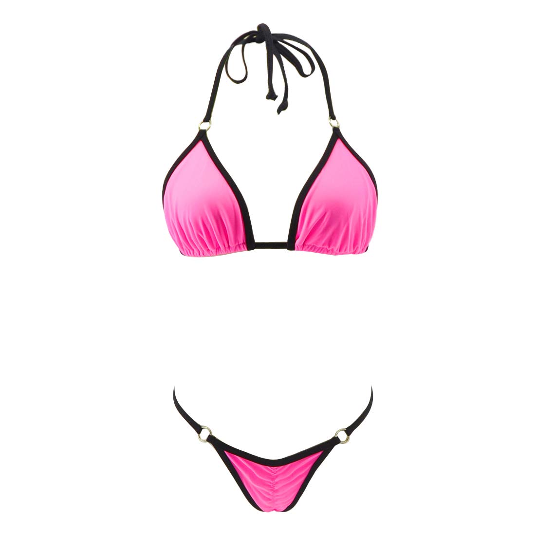 Buy SHERRYLO Scrunch Butt String Bikini - Pink - Small Online at ...