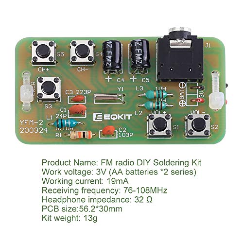 Snapklik.com : DIY Radio Kit, Icstation FM Radio Kit 76MHZ-108MHZ ...