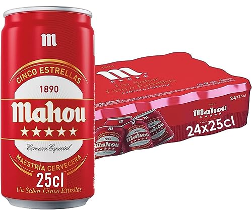 Pack 24 Latas Mahou 5 Estrellas (2024)