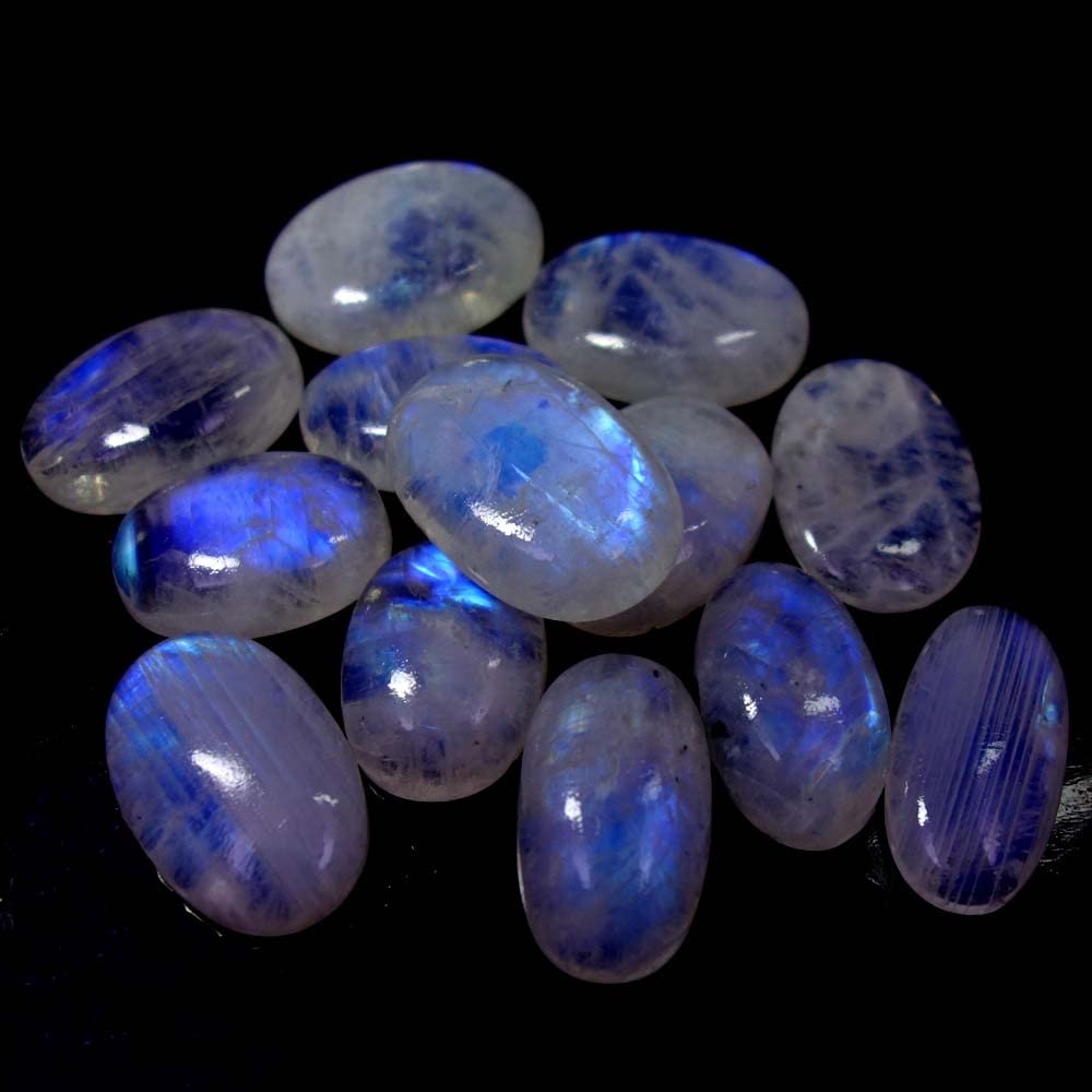 Dark Blue Moonstone Gem